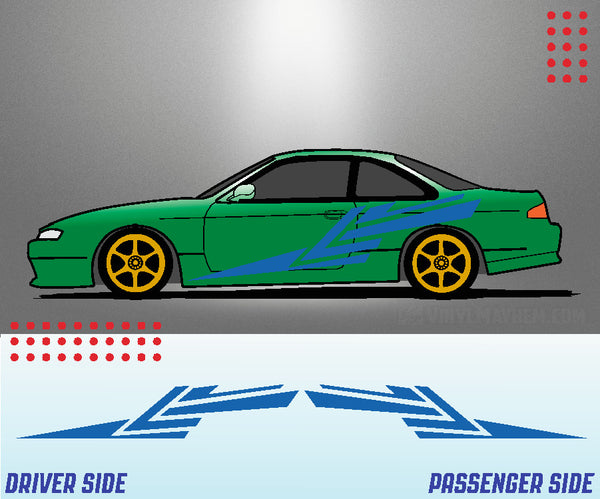Aero Vector Side Vinyl Graphics | Custom Car & Truck Decals Racing JDM ...