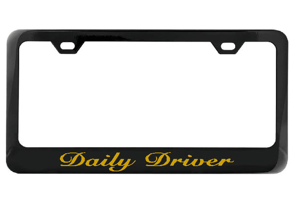 Daily Driver license plate frame | Car & Truck Accessories - Vinyl Mayhem