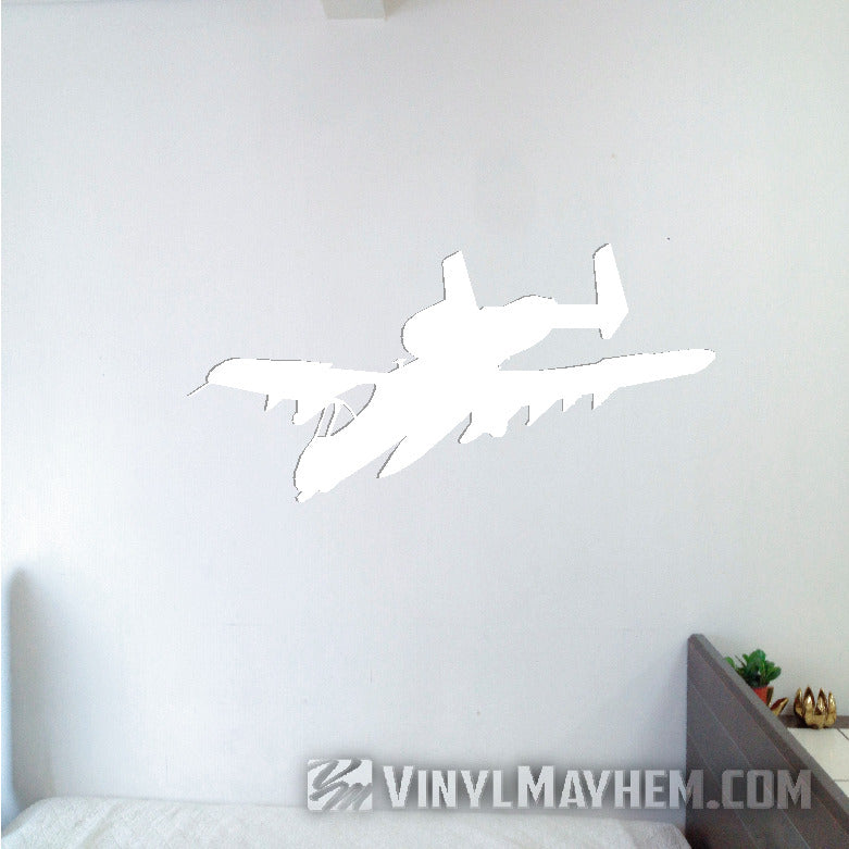 A-10 Thunderbolt Warthog Silhouette Airplane Vinyl Sticker Decal ...