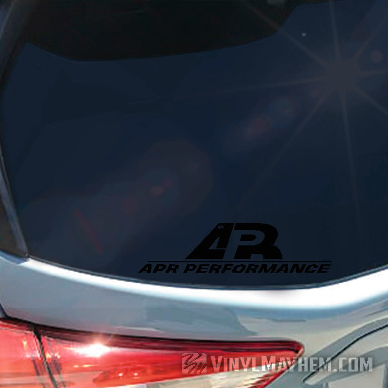 APR Performance vinyl sticker | Racing Decals | Factory Authorized ...