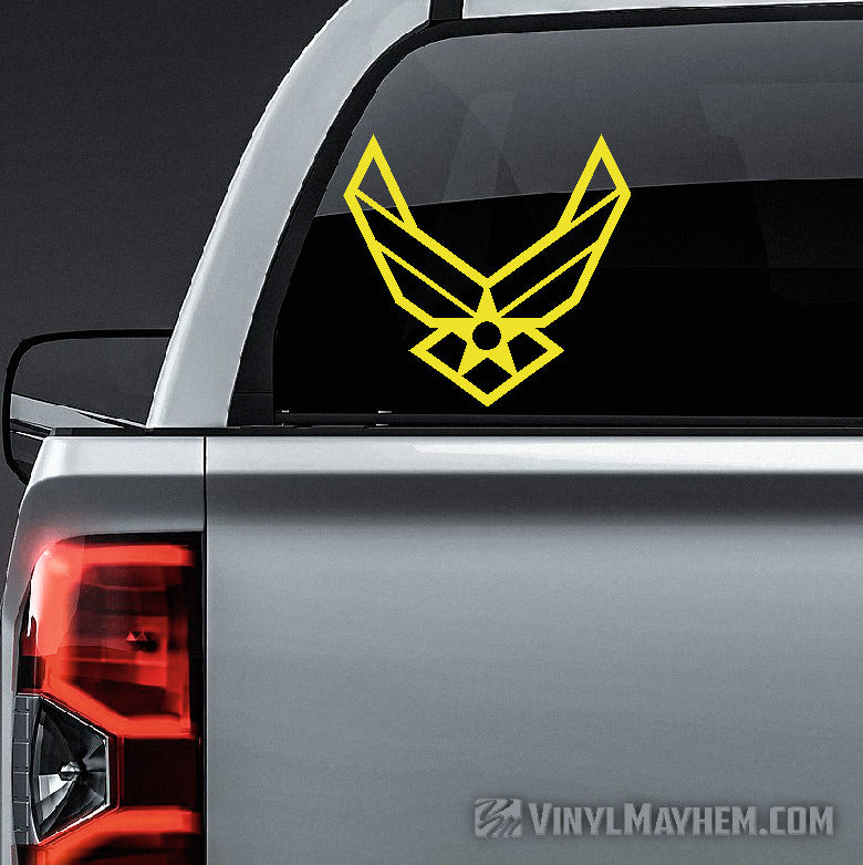 Air Force USAF emblem vinyl sticker | Military Car Decals - Vinyl Mayhem