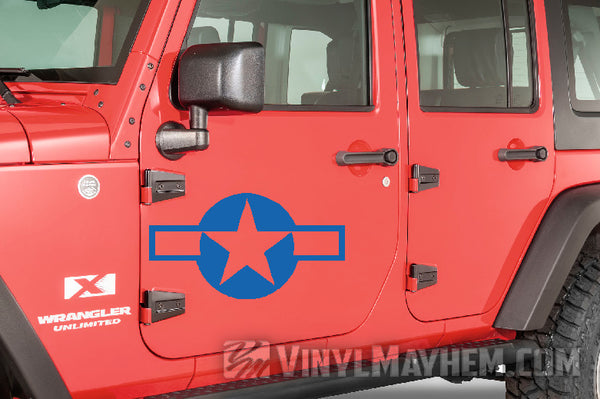 Air Force Star vinyl sticker - Vinyl Mayhem