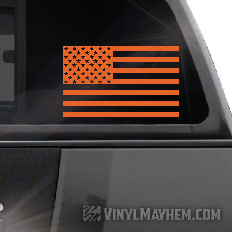 American Flag Patriotic Vinyl Stickers & Decals | Stars & Stripes Flag ...