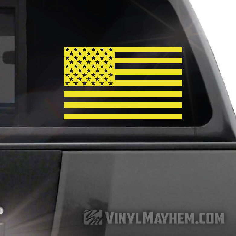 American Flag Patriotic Vinyl Stickers & Decals | Stars & Stripes Flag ...