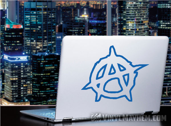 Anarchy outlined vinyl sticker | Car Truck SUV Window Decals - Vinyl Mayhem