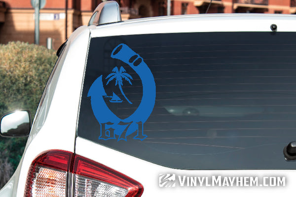 Guam fish hook vinyl sticker | Guamanian Island Decals - Vinyl Mayhem