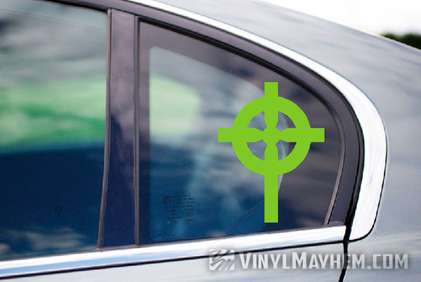 Celtic Cross vinyl sticker | Celtic Vinyl Decals & Stickers - Vinyl Mayhem