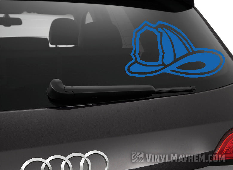 Firefighter helmet vinyl sticker | Fireman Waterproof Decals Stickers ...