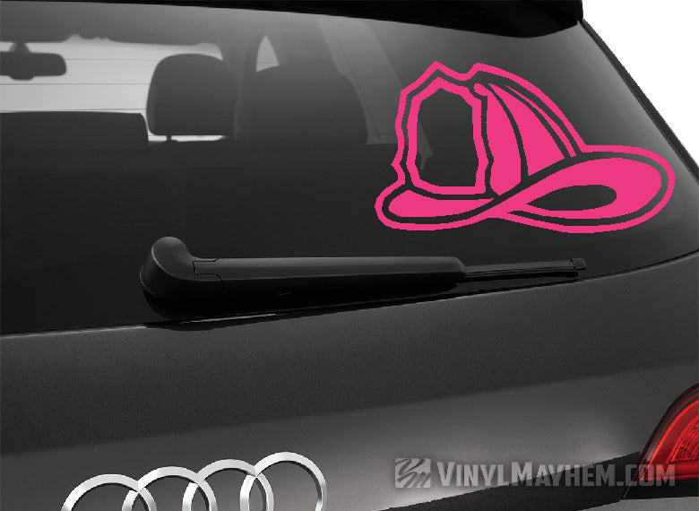 Firefighter helmet vinyl sticker | Fireman Waterproof Decals Stickers ...