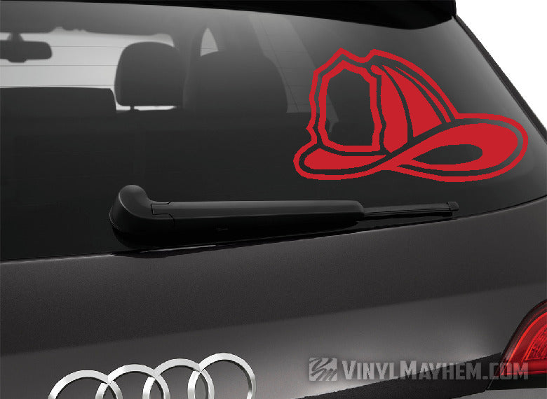 Firefighter helmet vinyl sticker | Fireman Waterproof Decals Stickers ...