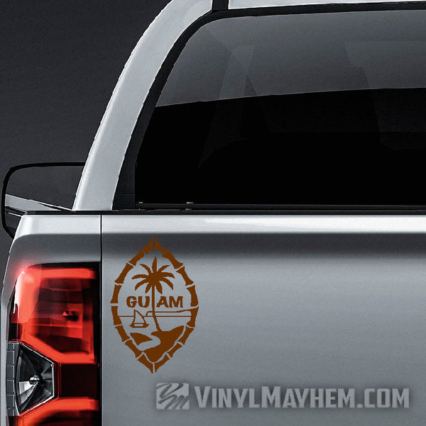 Guam island vinyl sticker | Pacific Islands Car and Window Decals ...