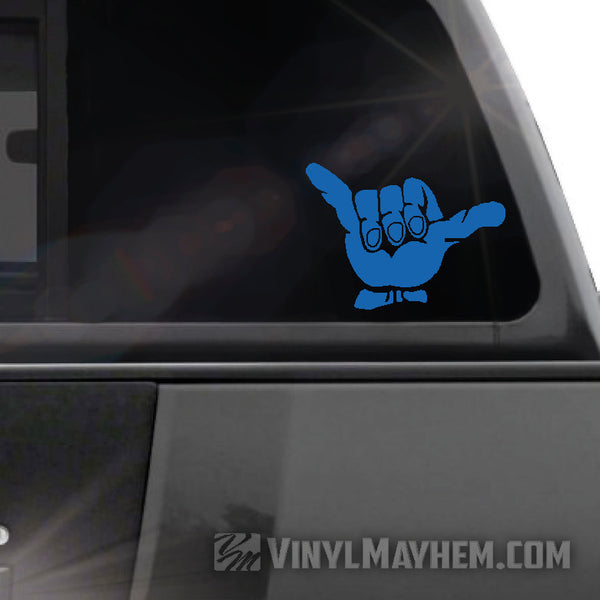 Hang Loose Shaka vinyl sticker | Hawaiian Car Truck and Wall Decals ...