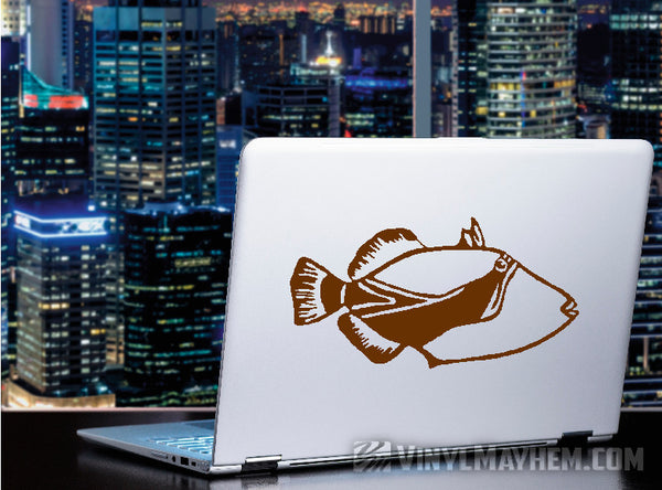 Hawaiian Humuhumunukunukuapuaa reef trigger fish vinyl sticker - Vinyl ...