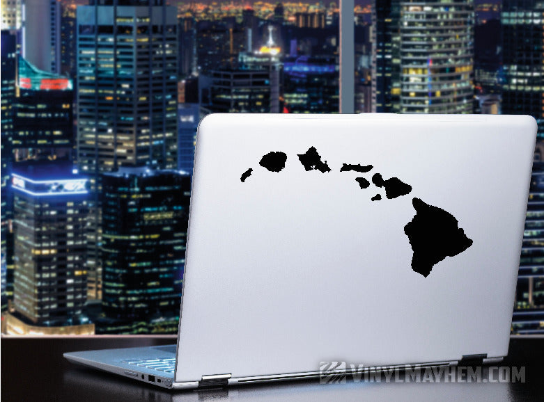Hawaiian Islands vinyl sticker | Hawaii Window & Wall Decals - Vinyl Mayhem
