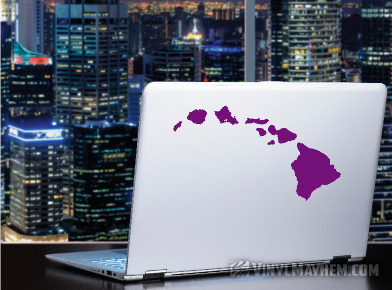 Hawaiian Islands vinyl sticker | Hawaii Window & Wall Decals - Vinyl Mayhem