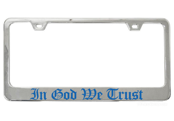 In God We Trust license plate frame | Car Truck & SUV Accessories ...