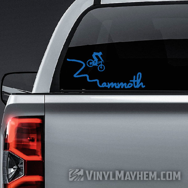 Mammoth mountain bike vinyl sticker | Mountain Biking Decal - Vinyl Mayhem