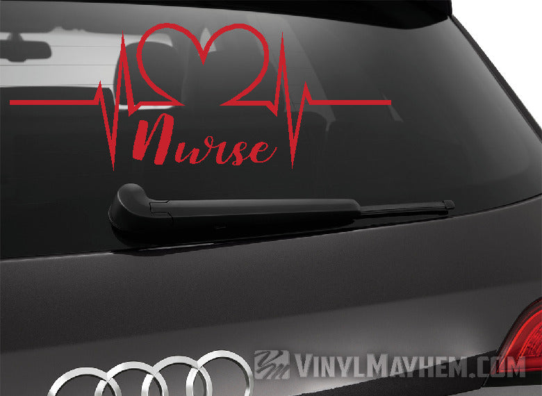 Nurse decals for car store