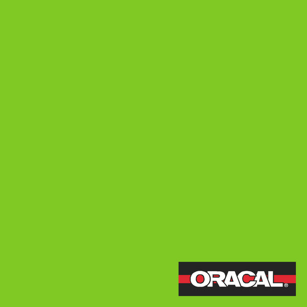 15" wide Oracal 651 Lime Tree Green 063 vinyl by-the-foot - Vinyl Mayhem