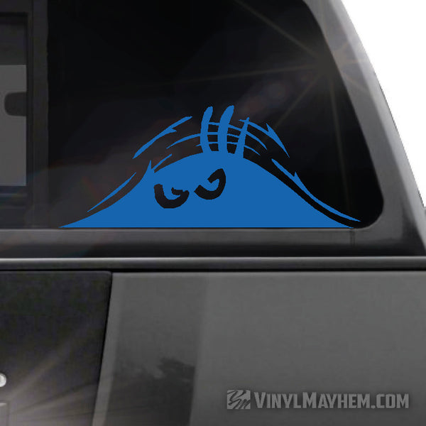 Peeking Monster vinyl sticker | Funny Car Decal | Automotive Sticker ...
