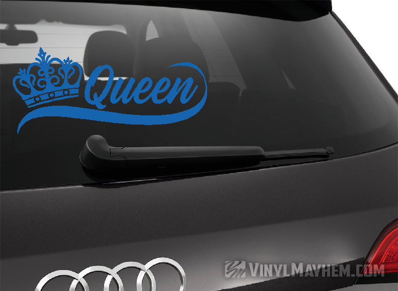 Queen with crown vinyl sticker | Queen & Royalty Decals - Vinyl Mayhem