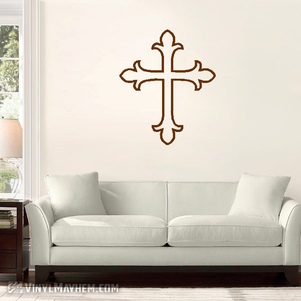 Christian Cross Car Window Home Decor Vinyl Decals & Stickers - Vinyl ...
