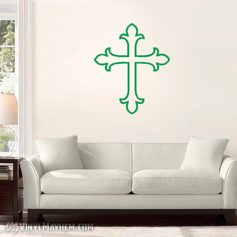 Christian Cross Car Window Home Decor Vinyl Decals & Stickers - Vinyl ...