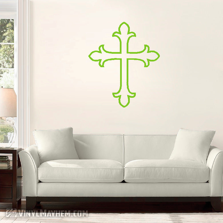 Christian Cross Car Window Home Decor Vinyl Decals & Stickers - Vinyl ...