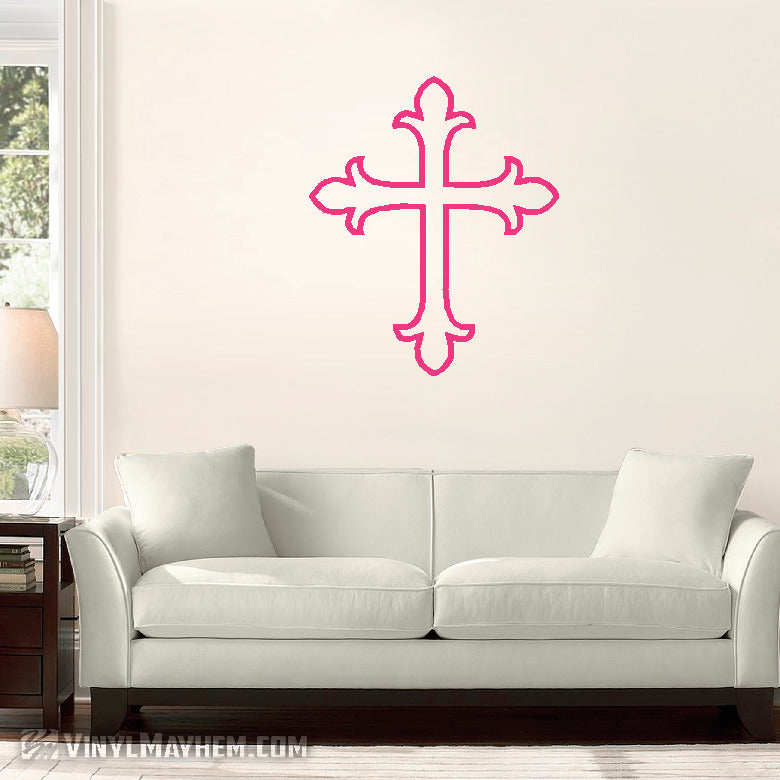 Christian Cross Car Window Home Decor Vinyl Decals & Stickers - Vinyl ...