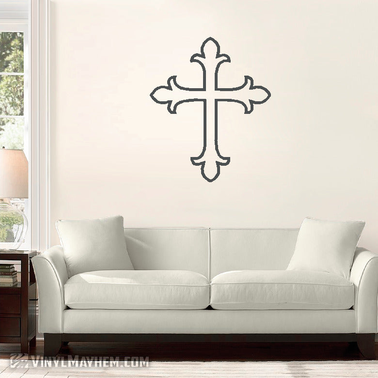 Christian Cross Car Window Home Decor Vinyl Decals & Stickers - Vinyl ...