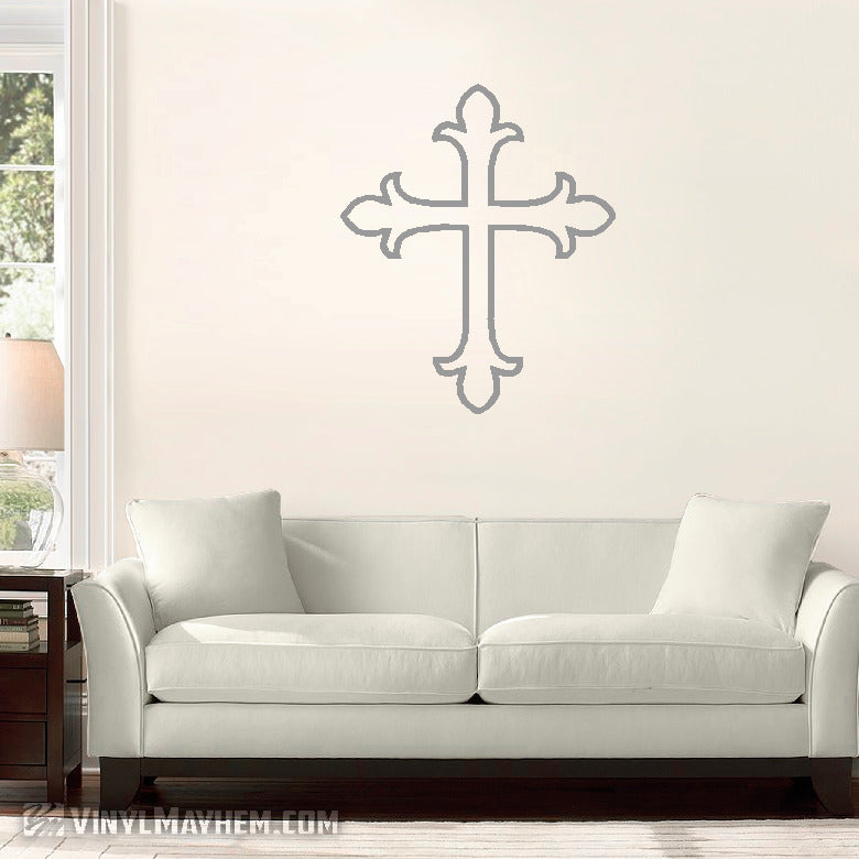 Christian Cross Car Window Home Decor Vinyl Decals & Stickers - Vinyl ...
