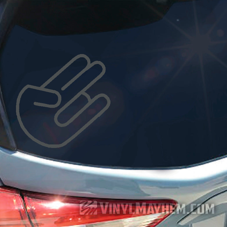 Shocker rounded wrist vinyl sticker | JDM Auto Decals & Stickers ...