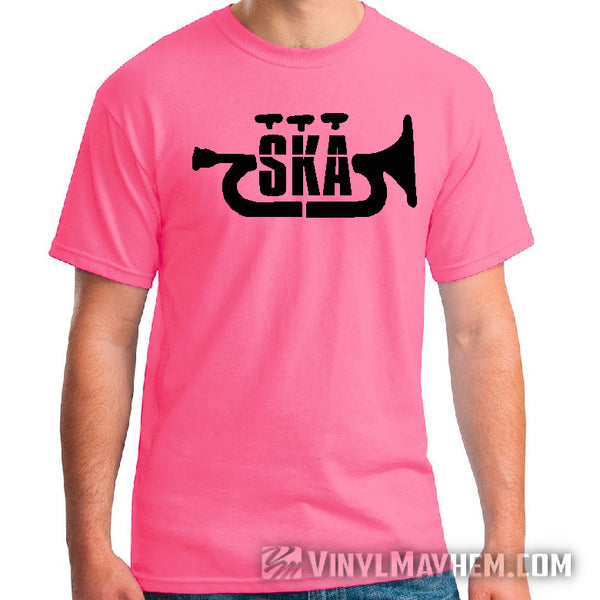 SKA Trumpet T-Shirt | Ska Music Adult T-Shirts for Sale - Vinyl Mayhem